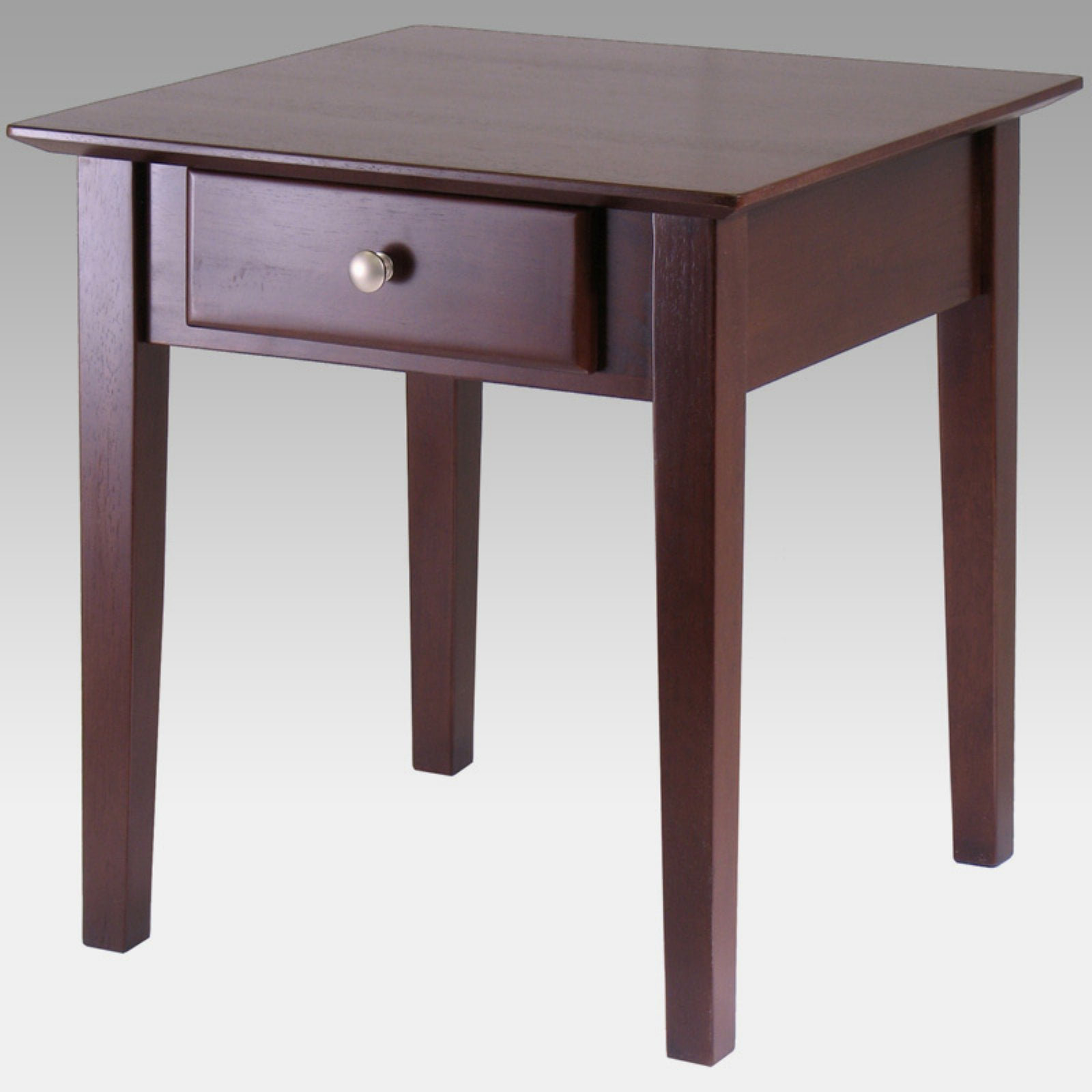 Winston Porter Rochester End Table with one Drawer, Shaker, Wood | Wayfair