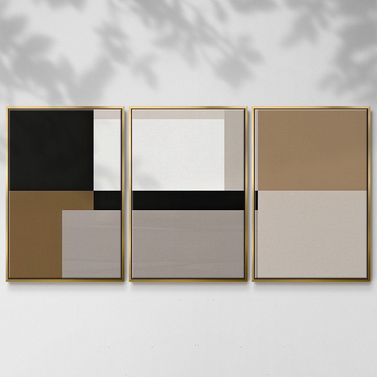 Wrought Studio™ Neutral Centerpoint II - Multi Piece Framed Canvas ...