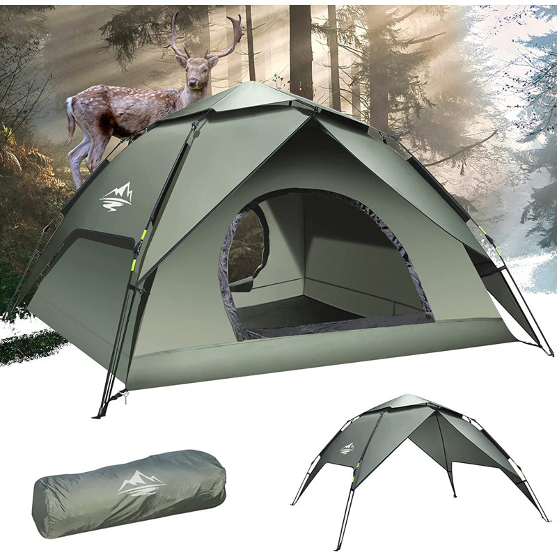CG INTERNATIONAL TRADING 3 Person Tent with Carry Bag | Wayfair
