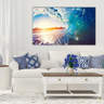 Highland Dunes 'Waves' Graphic Art Print on Wrapped Canvas | Wayfair