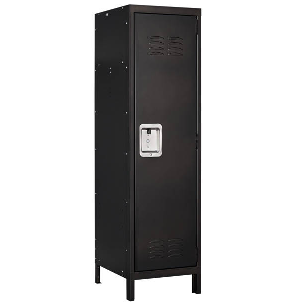 Steelcube Metal 1 - Tier 12'' Gym & Locker Room Locker with Padlock ...
