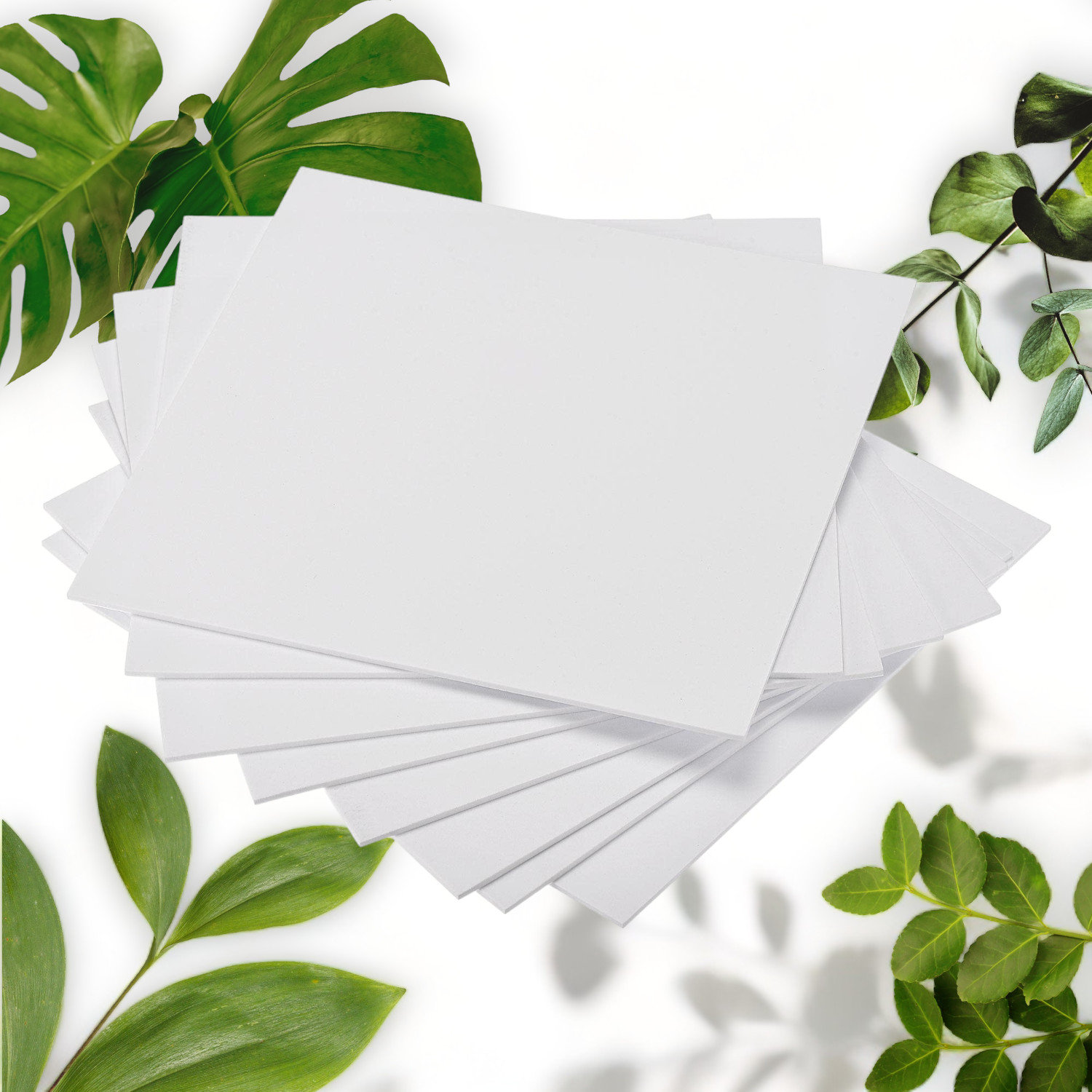 Pacific Funds 8 Pack White EVA Foam Sheets 3mm Thickness | Wayfair