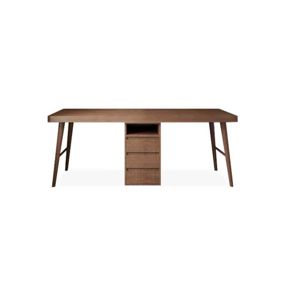 Cozynest Tan Rectangular Solid Wood desks | Wayfair