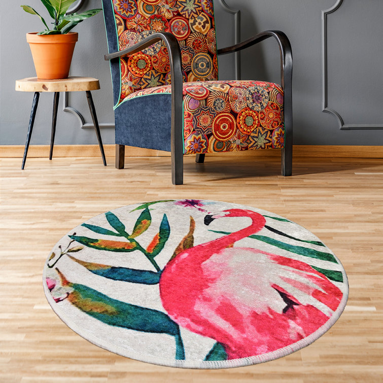 Bay Isle Home Round Ishiro Shag 100cm X 100cm Area Rug | Wayfair.co.uk