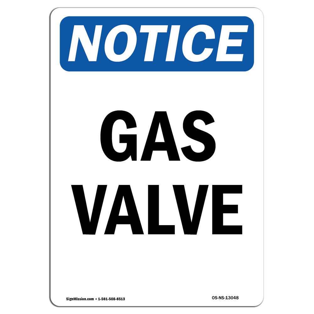 SignMission Gas Valve Sign | Wayfair