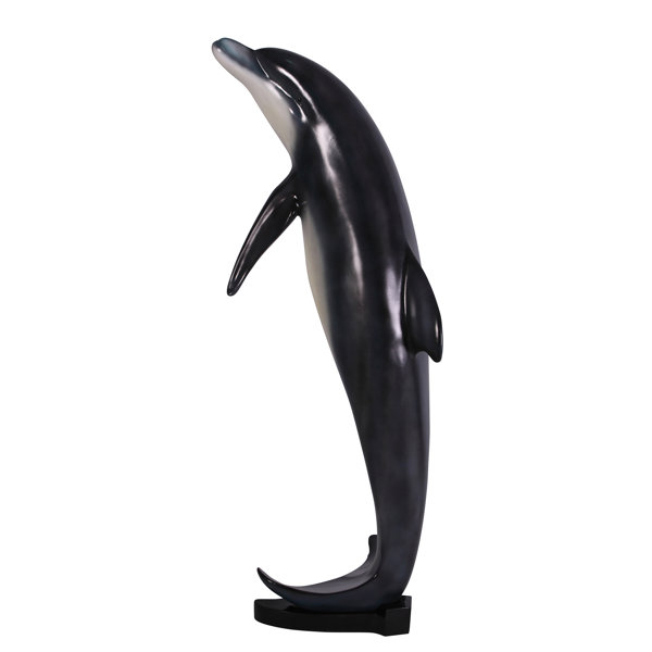 Design Toscano Leaping Sea Dolphin Statue & Reviews | Wayfair