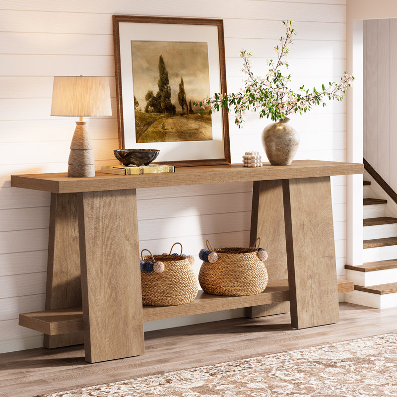 Millwood Pines 70.87" Extra Long Console Table & Reviews | Wayfair
