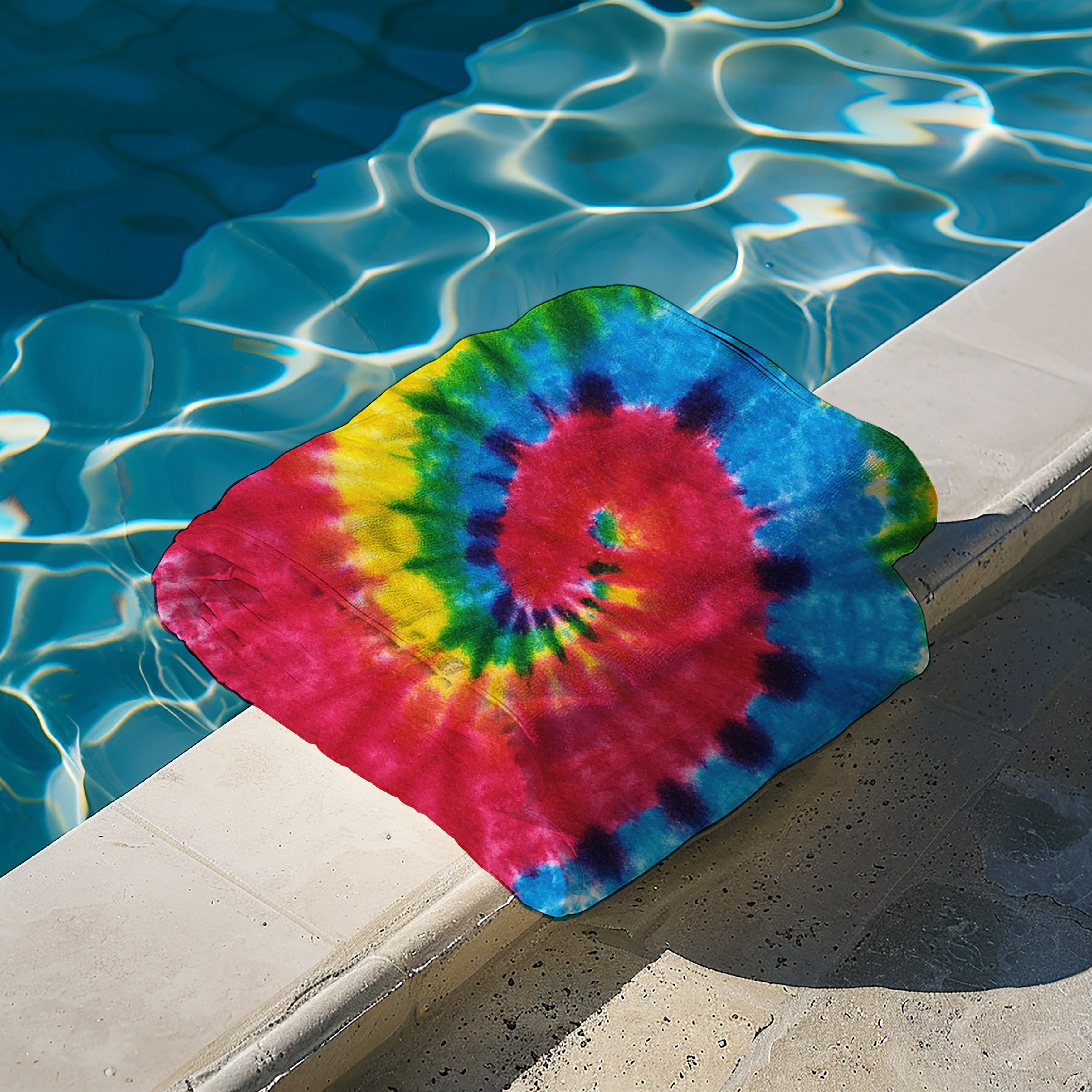 Dakota Fields Sibyl Hand Dyed Tie-Dye Beach Towels | 100% Cotton Pool ...