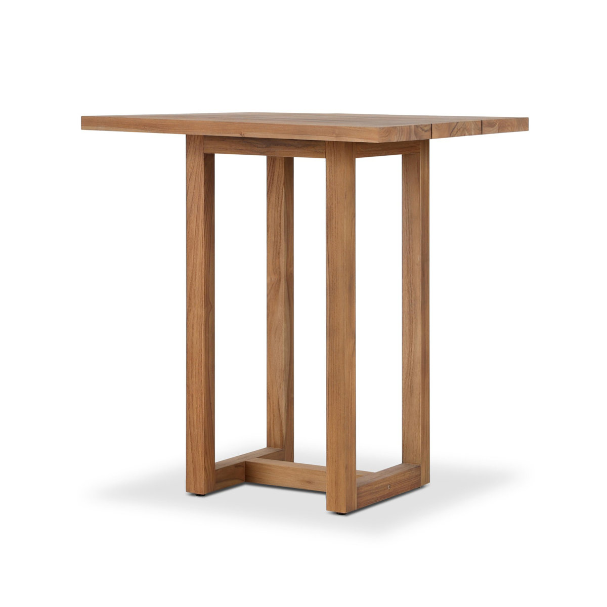 Four Hands Stapleton Square Outdoor Bar Table-Stained Toasted Brown-FSC ...