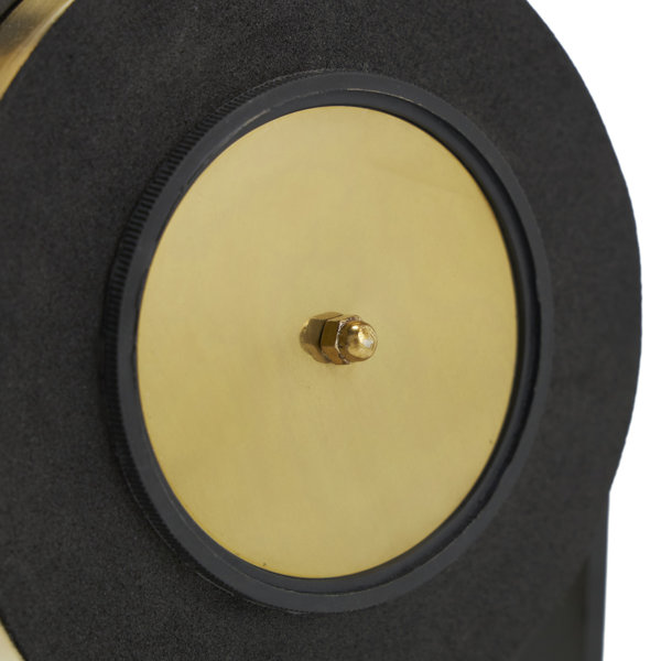 Mercer41 Analog Metal Quartz Tabletop Clock in Black/Gold & Reviews ...