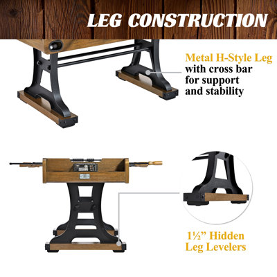 Barrington Billiards Company Barrington Billiards 58” Coventry Foosball ...