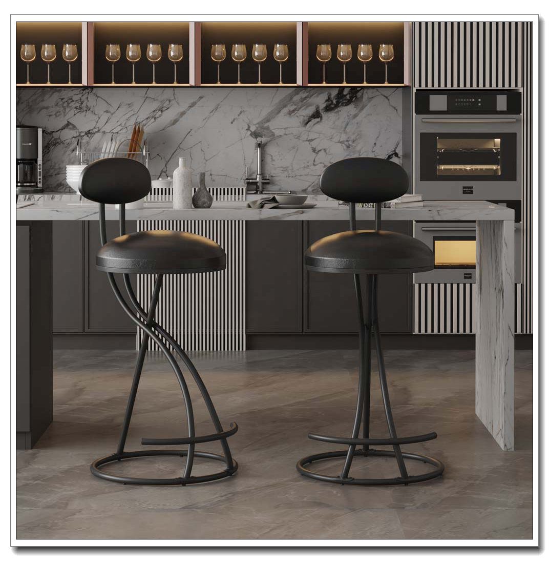 Corrigan Studio Upholstered Chairs for Kitchen Island & Dining Rooms ...