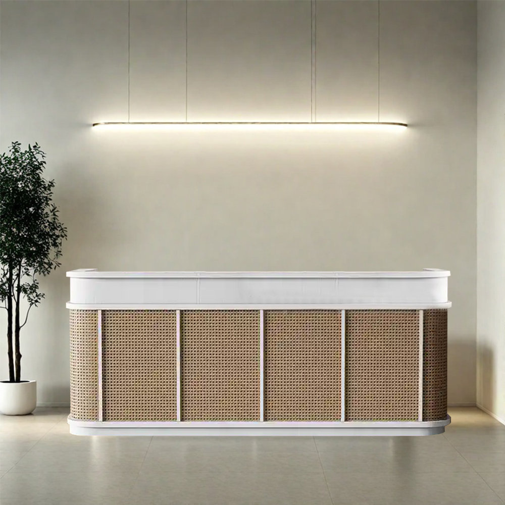 Artistic Soul XKX Premium Furniture Rectangular Modern Front Desk ...