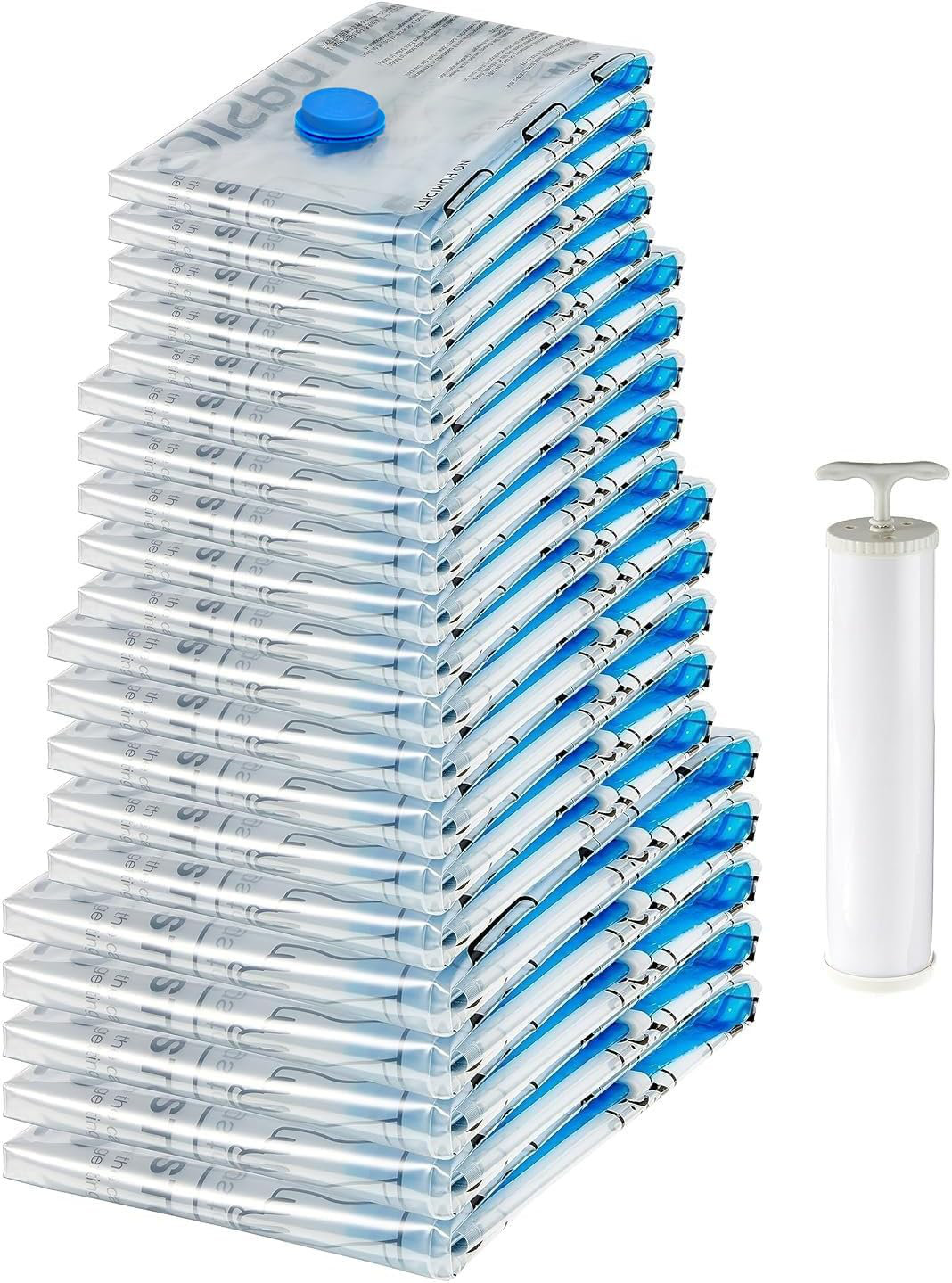 Latitude Run® Vacuum Compression Space Saving Storage Bags With Hand ...