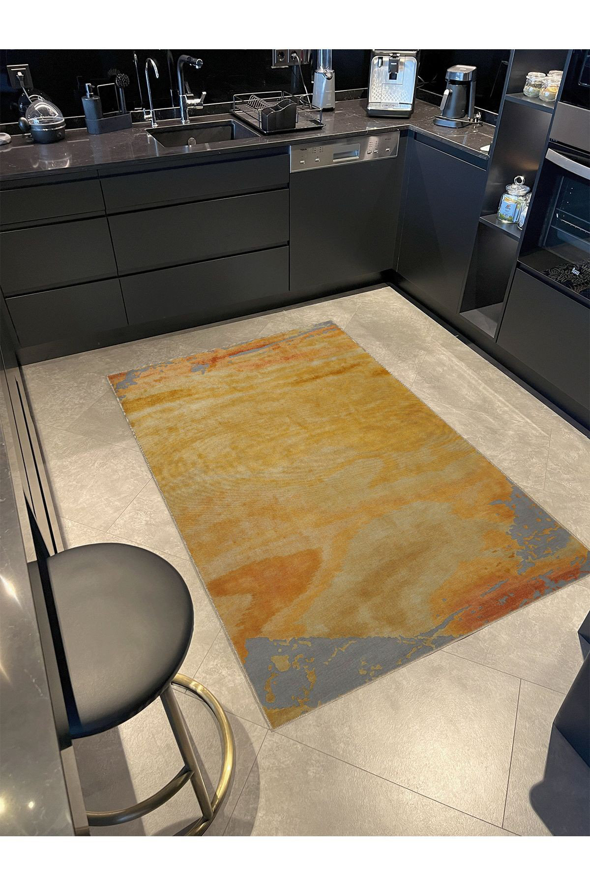 Hokku Designs Abstract Beige Area Rug | Wayfair