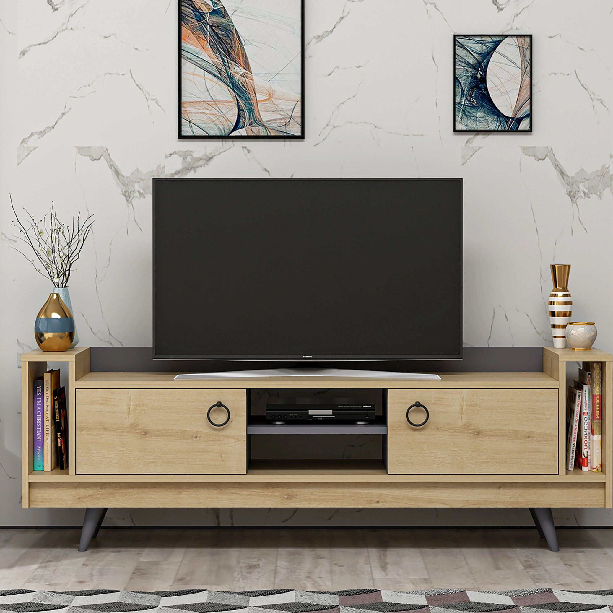 Corrigan Studio® Laforge TV Stand for TVs up to 70" & Reviews | Wayfair
