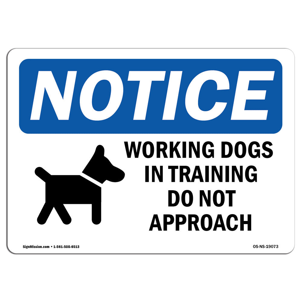 SignMission Working Dogs in Training Do Sign with Symbol | Wayfair