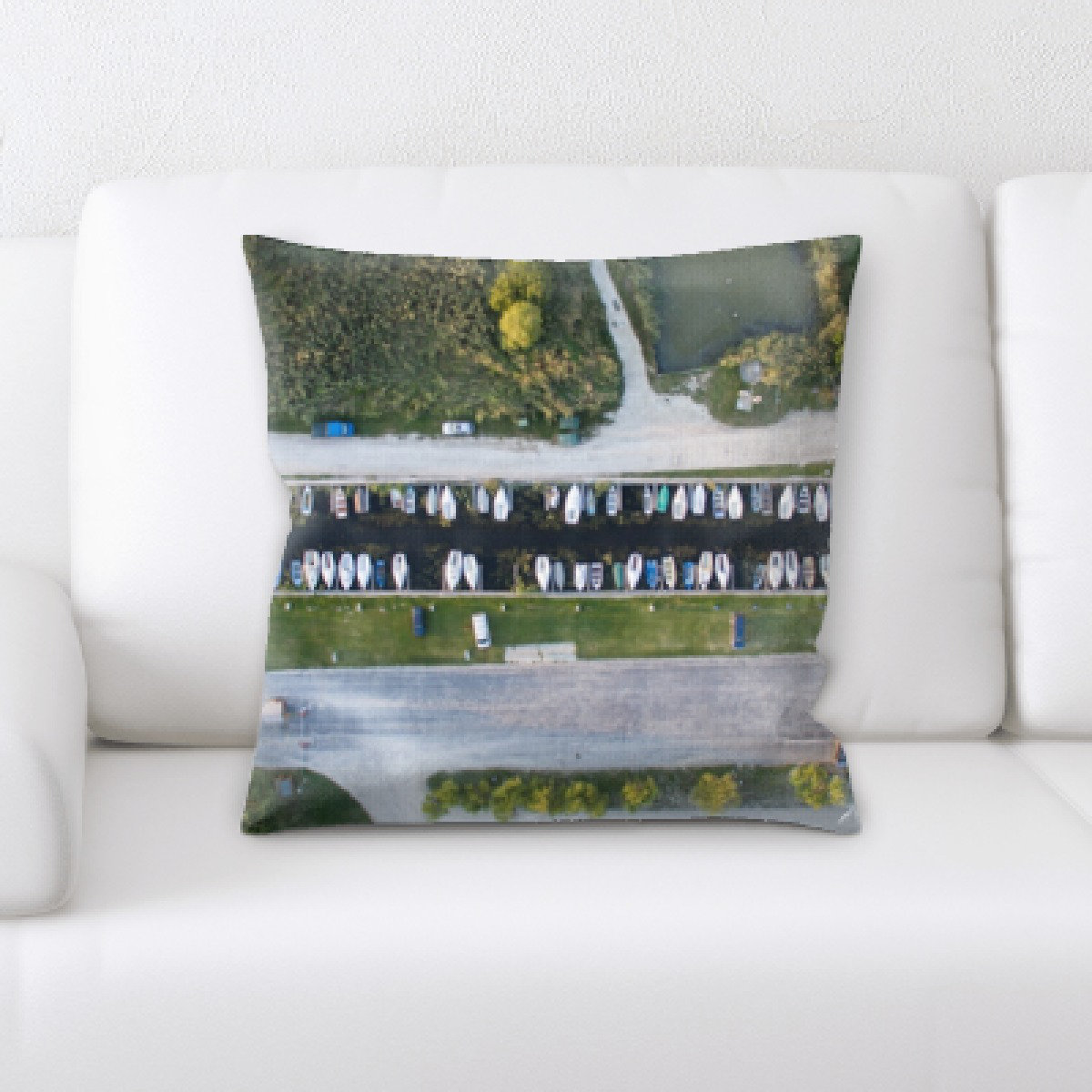 Rug Tycoon Flat Aerial Shots Throw Pillow | Wayfair
