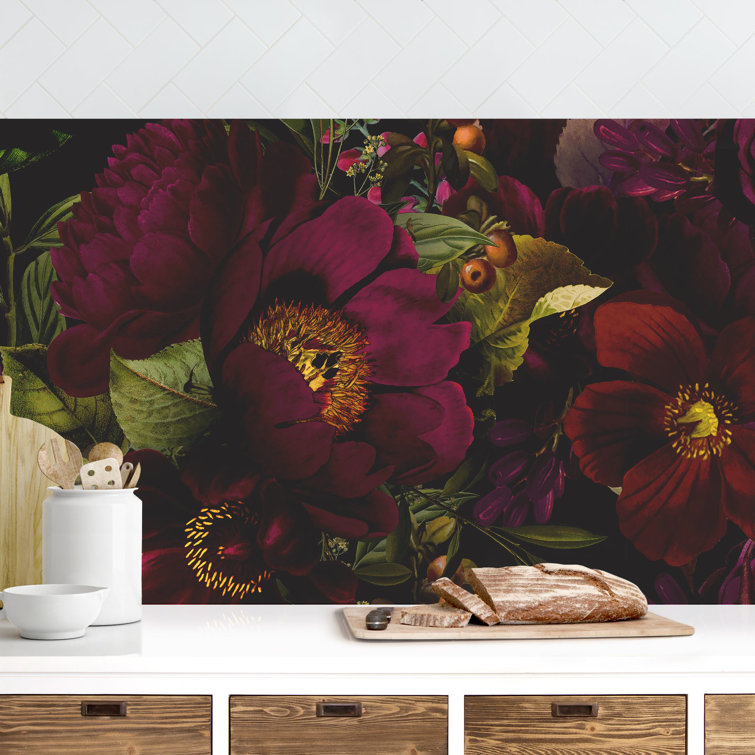 Rosalind Wheeler Pippa 60 x 250cm PVC Tile in Purple | Wayfair.co.uk