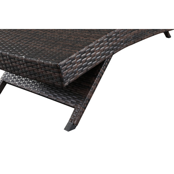 Sand & Stable Everlee Outdoor Wicker Chaise Lounge & Reviews | Wayfair
