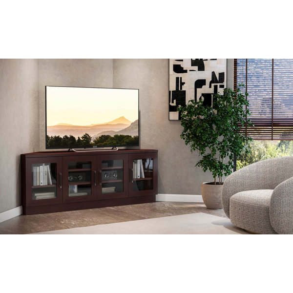 Latitude Run® Kenwick Corner TV Stand for TVs up to 70" & Reviews | Wayfair