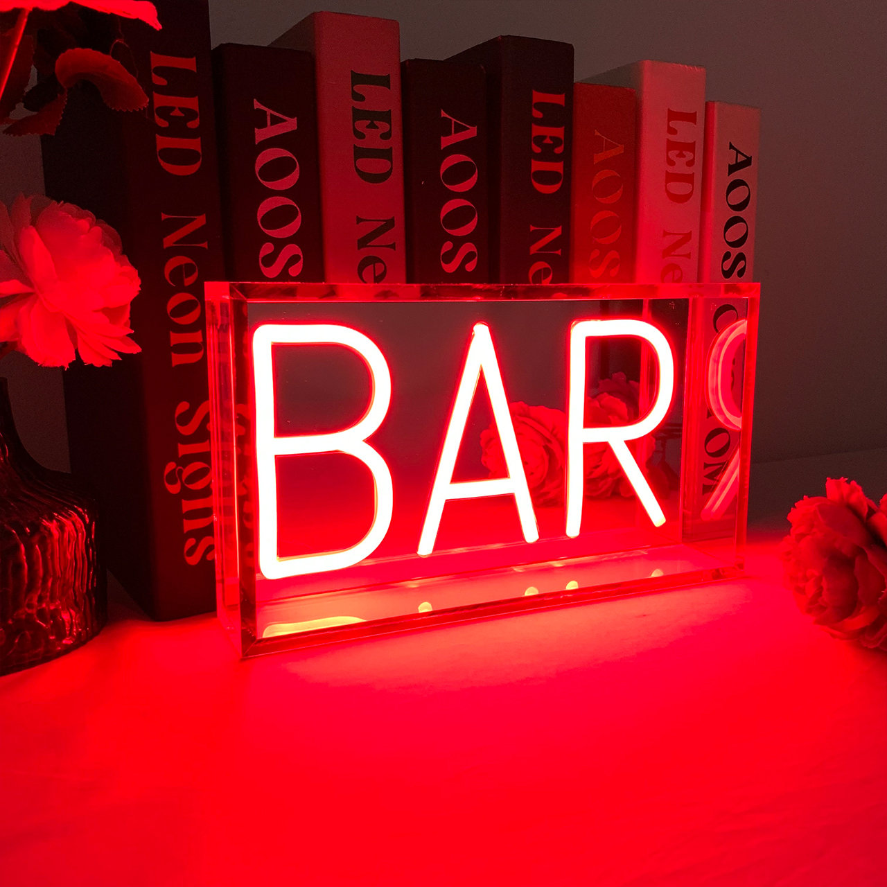 Trinx Bar 10" LED Neon Sign Box | Wayfair