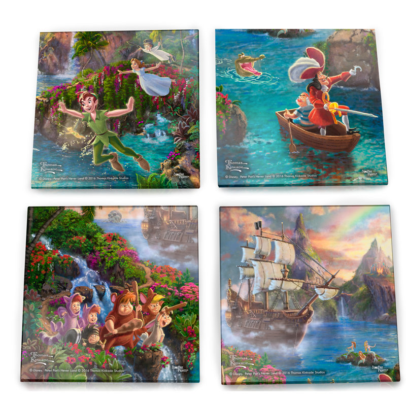 Trend Setters Disney Peter Pan Glass Coaster | Wayfair