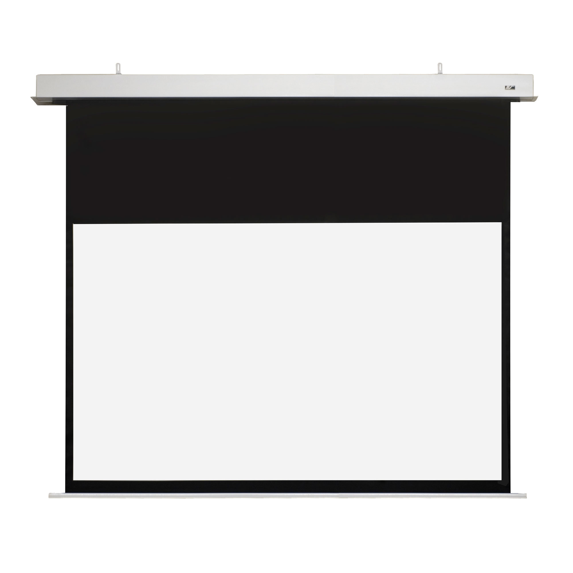 Elite Screens Evanesce White Electric Ceiling Recessed Projector Screen ...