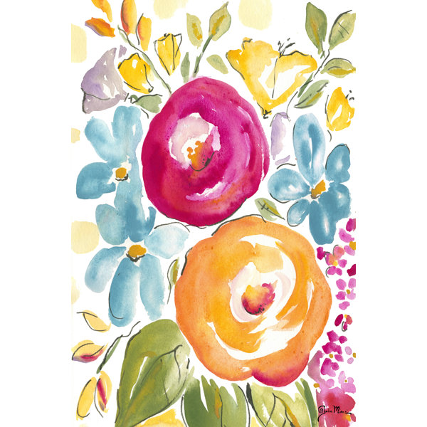 Canora Grey Flower Delight I by Julia Minasian - Wrapped Canvas ...