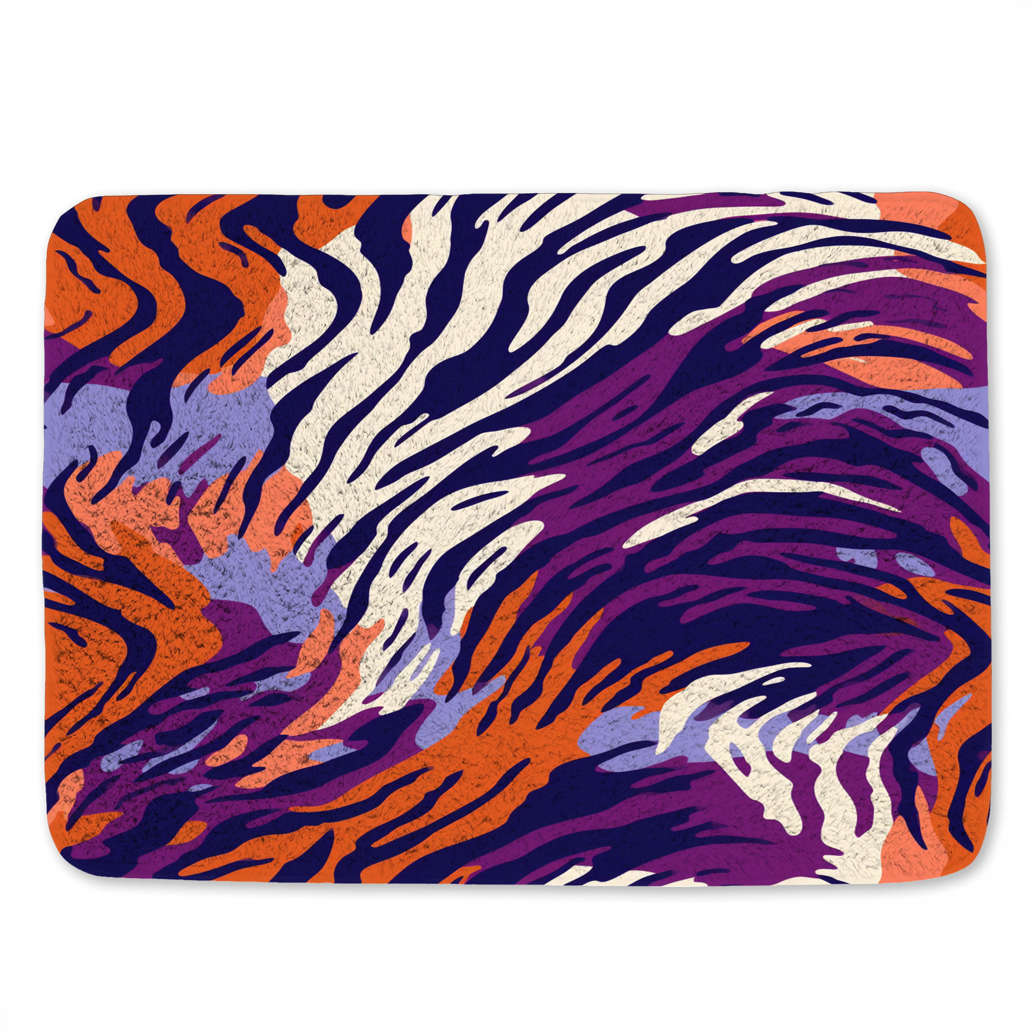 Ivy Bronx Animal Pattern Bath Mat Abstract Bathroom Decor Contemporary ...