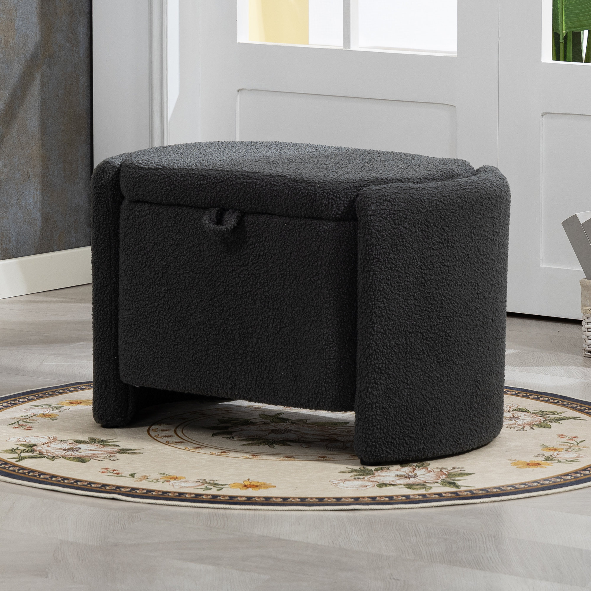 Ebern Designs Mid Century Modern Accent Chair with Wood Frame ...