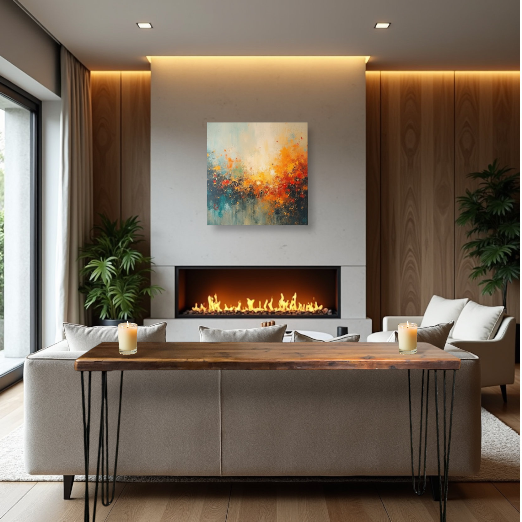 Heirloum Reclaimed Wood Entry/Console Table with Hairpin Legs | Wayfair