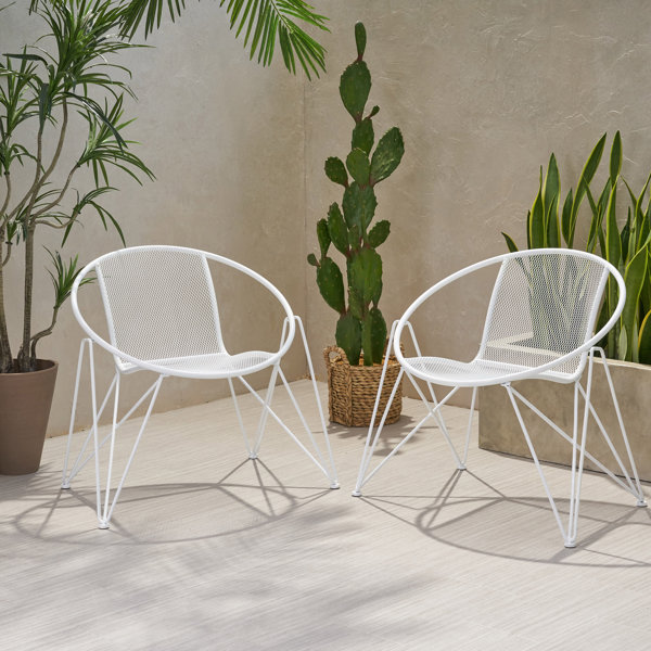 George Oliver Cherra Outdoor Dining Side Chair | Wayfair