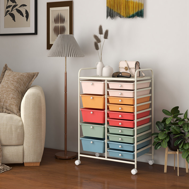 The Twillery Co.® Hoffman 15 Drawer Rolling Storage Chest "& Reviews ...