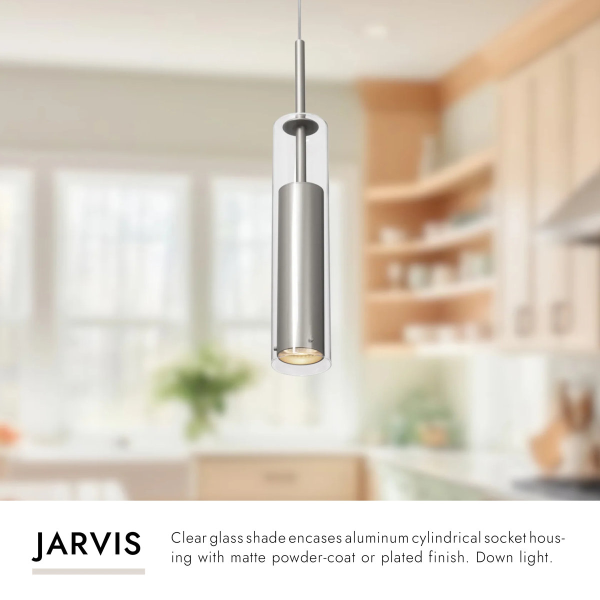 Kuzco Lighting Jarvis 1 - Light Single Cylinder Pendant & Reviews ...