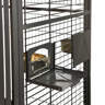 Tucker Murphy Pet™ Charlinda 76" Iron Flat Top Flight Cage with Wheels ...