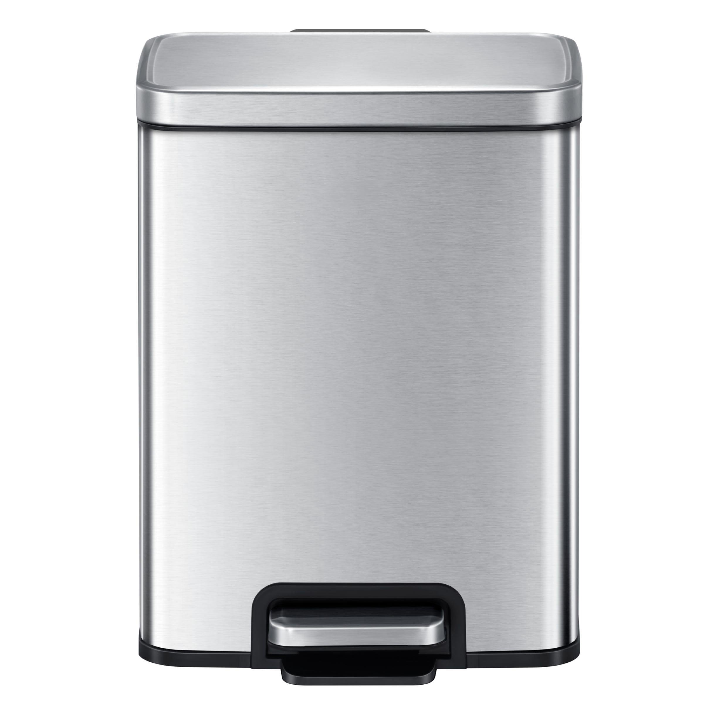tangmaikeji Madison 6L / 1.6 Gal Bathroom Trash Can With Lid And ...