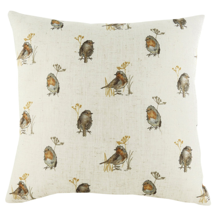 Evans Lichfield Robin Floral Square Throw Cushion | Wayfair.co.uk