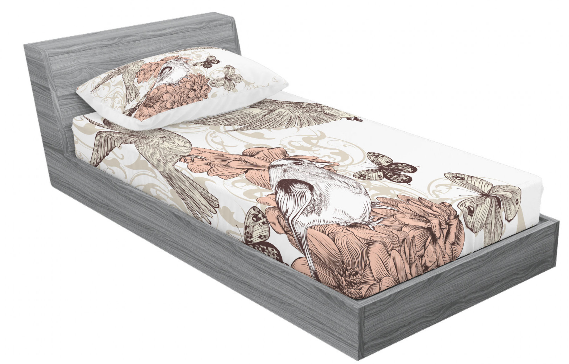 Ambesonne Hummingbird Sheet Set | Wayfair