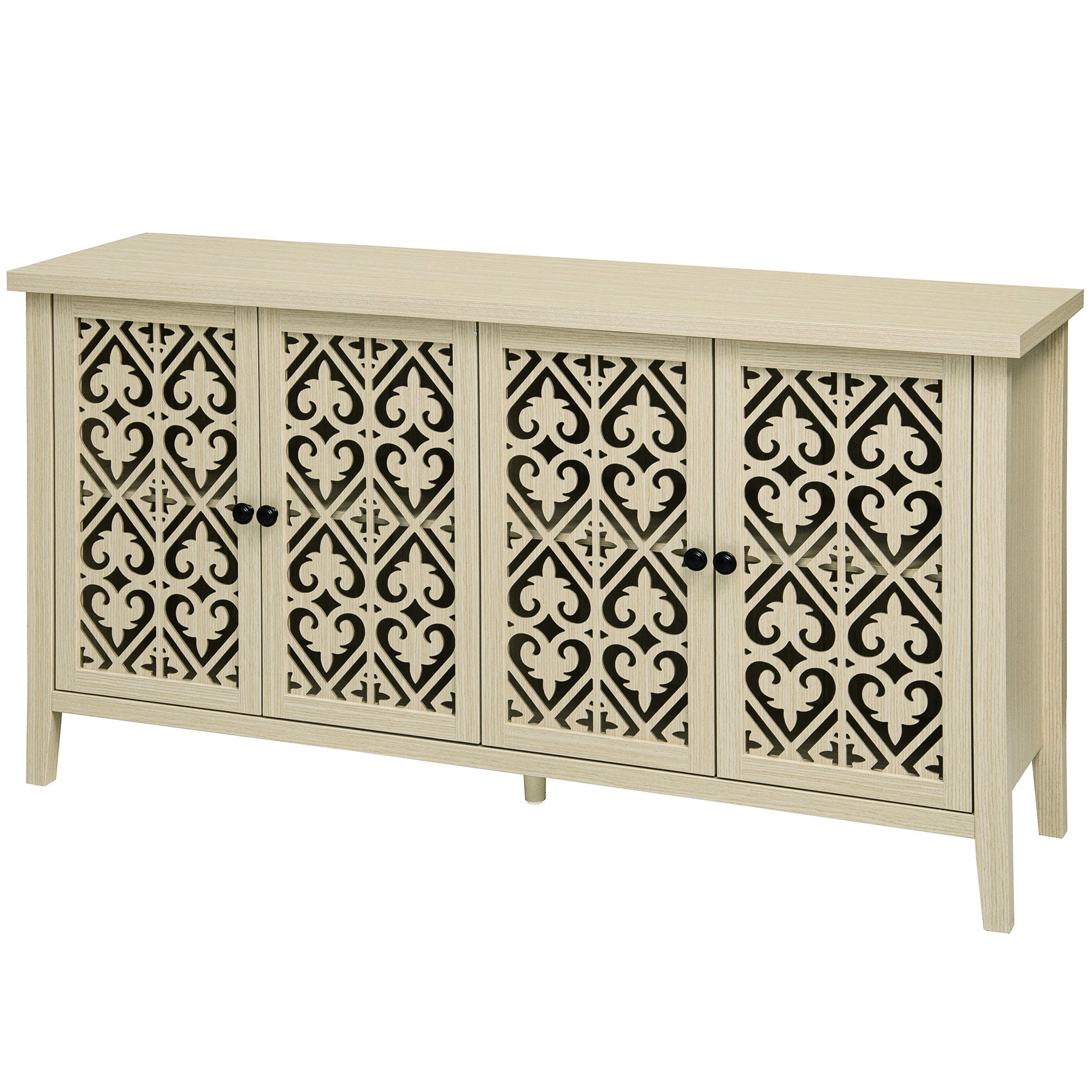 Latitude Run® Aarti 4 - Door Hollowed Out Cabinet Suitable For Bedroom ...