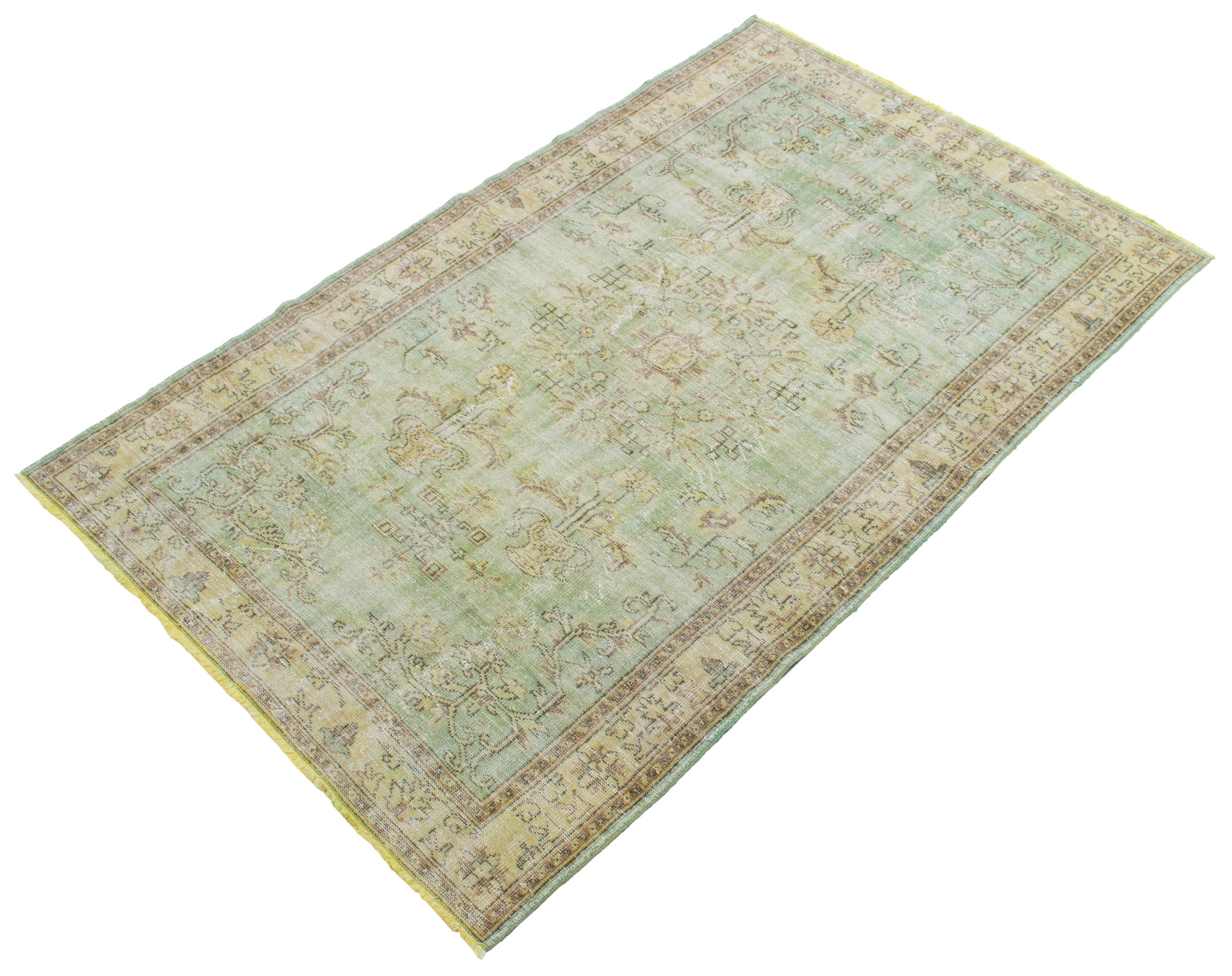 Isabelline Color Transition Light Green Rug 6'1" X 9'7" | Wayfair