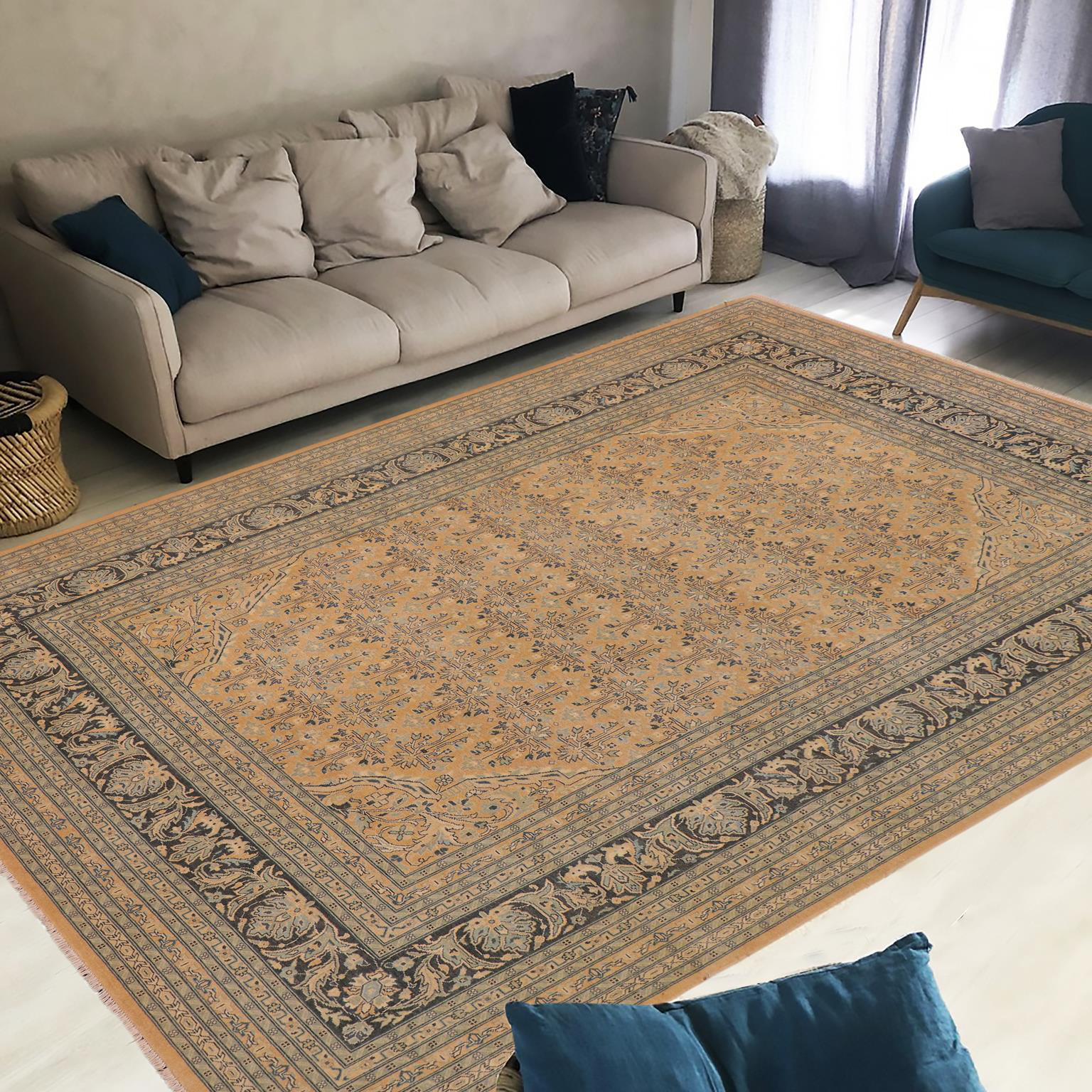 Isabelline Ozella One-of-a-Kind 9'2" x 12' 2000s Area Rug in Brown by ...