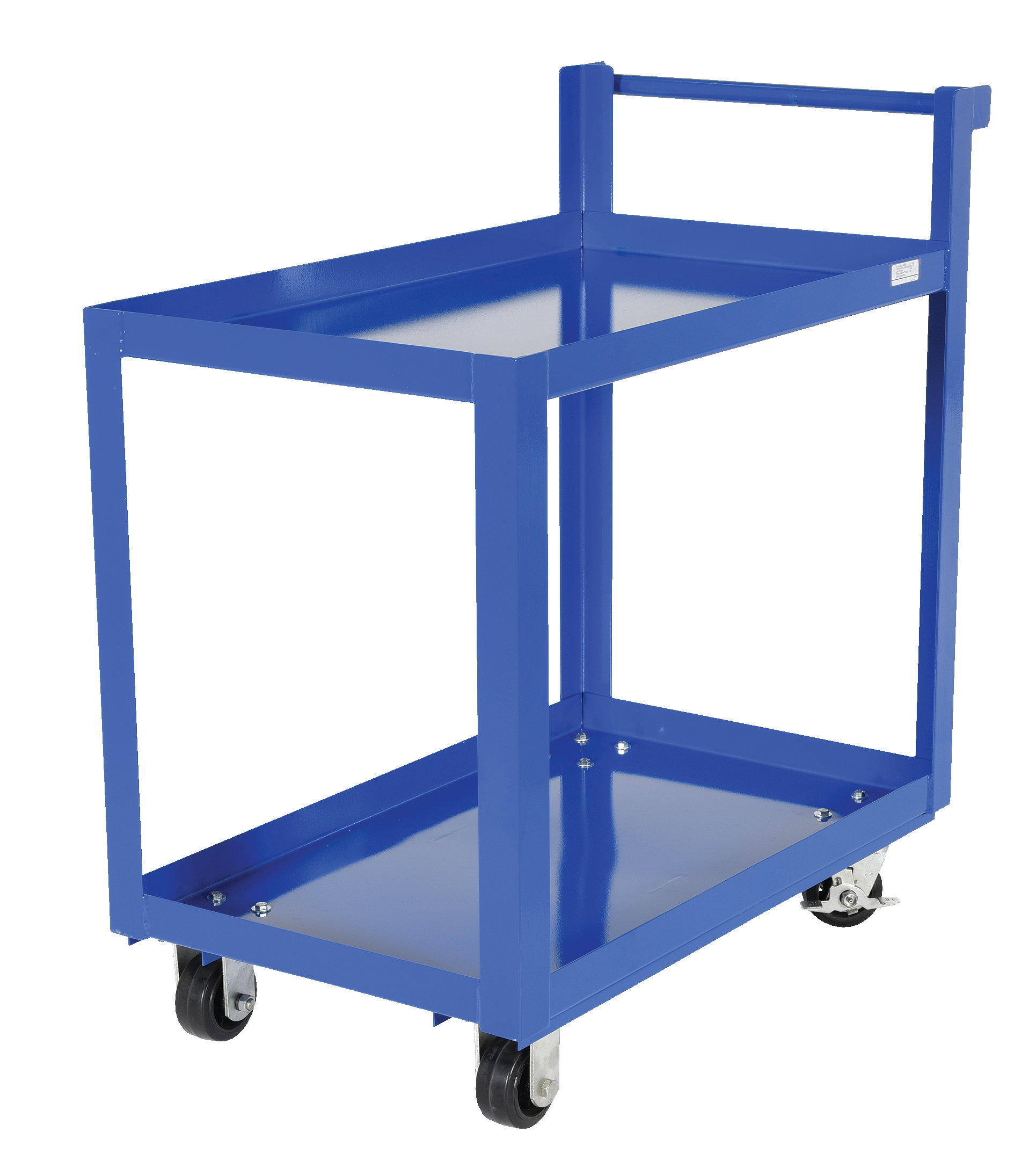 Vestil Steel Service Cart with 2 Shelves | Wayfair