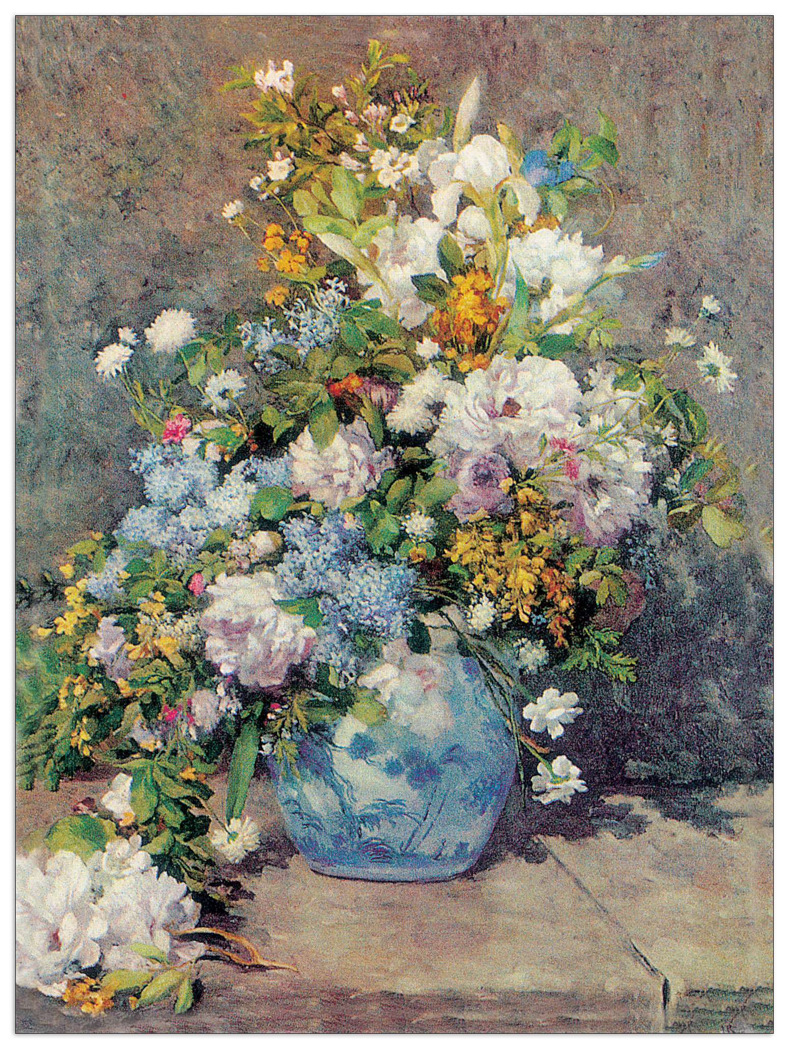 Maison Alouette 'Spring Flowers' by Renoir Art Print | Wayfair.ie