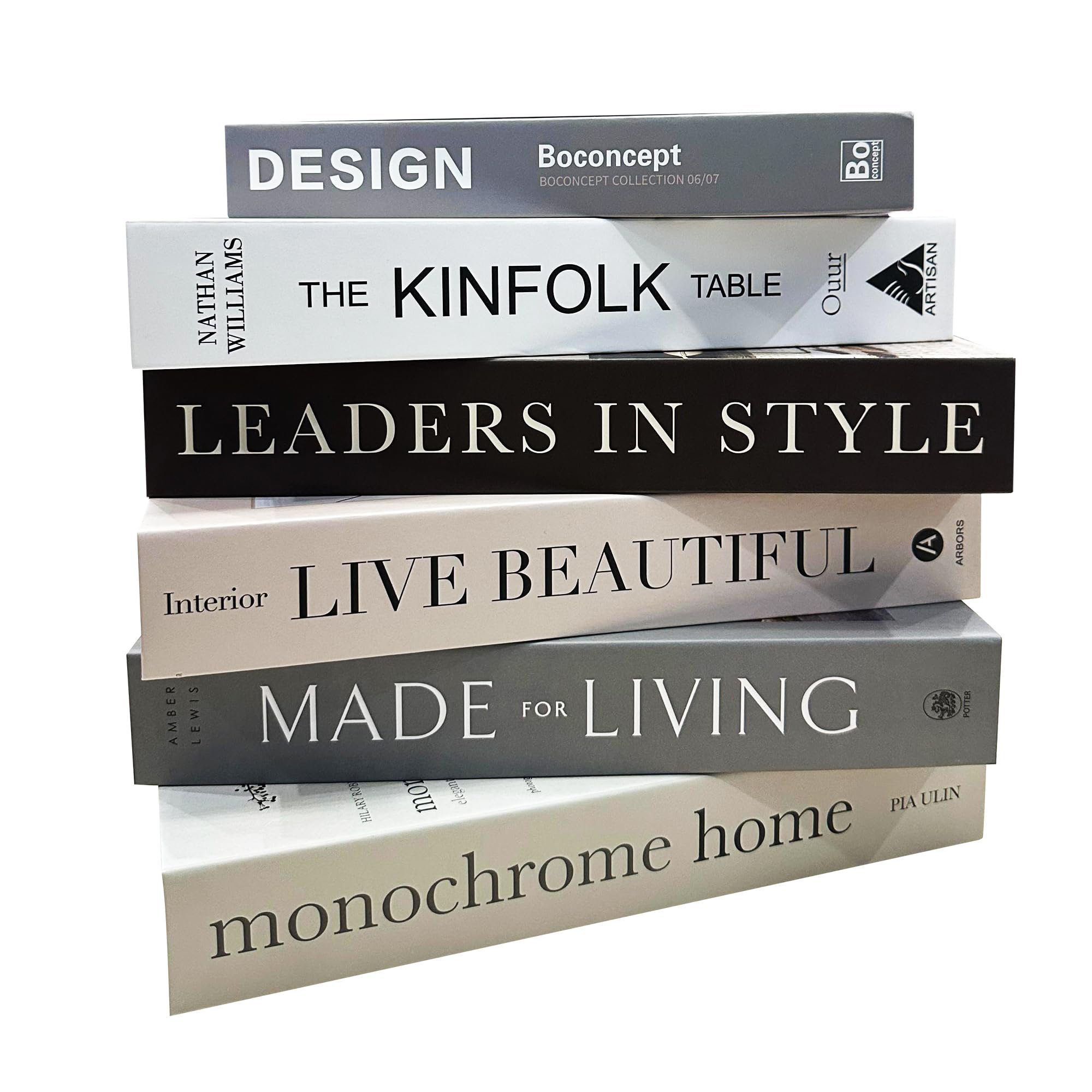 Latitude Run® 6 - Piece Set of Folded Fake Decorative Books - Ideal for ...