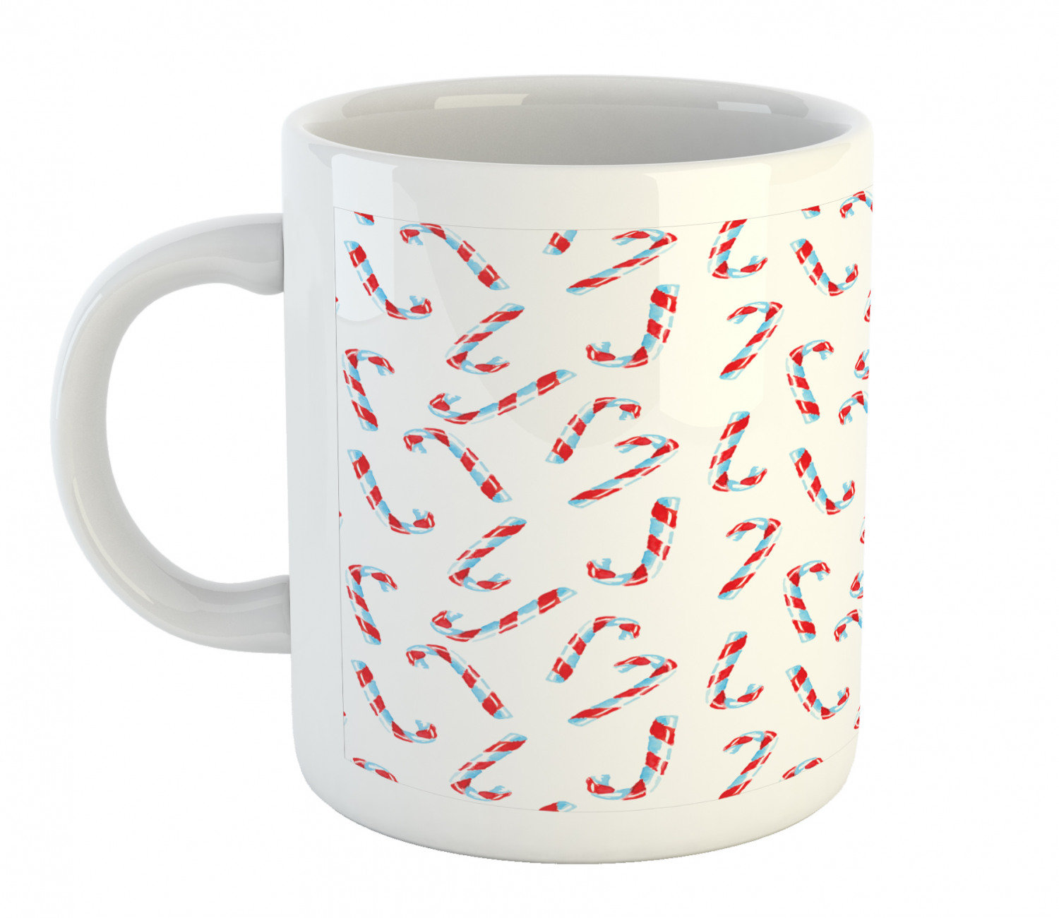 East Urban Home Candy Cane Coffee Mug | Wayfair