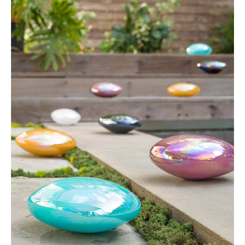 Willa Arlo™ Interiors Murillo Glass 3 Piece Gazing Ball Set & Reviews ...