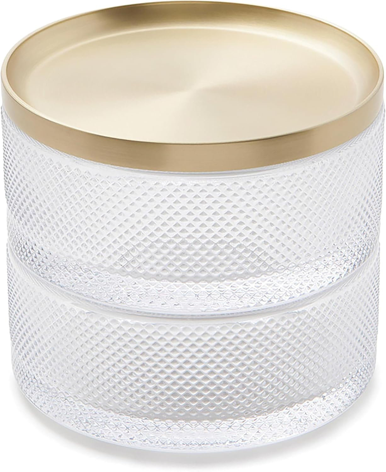 Everly Quinn Jewelry Organizer, Two-Tier Storage Box With Removable Lid ...