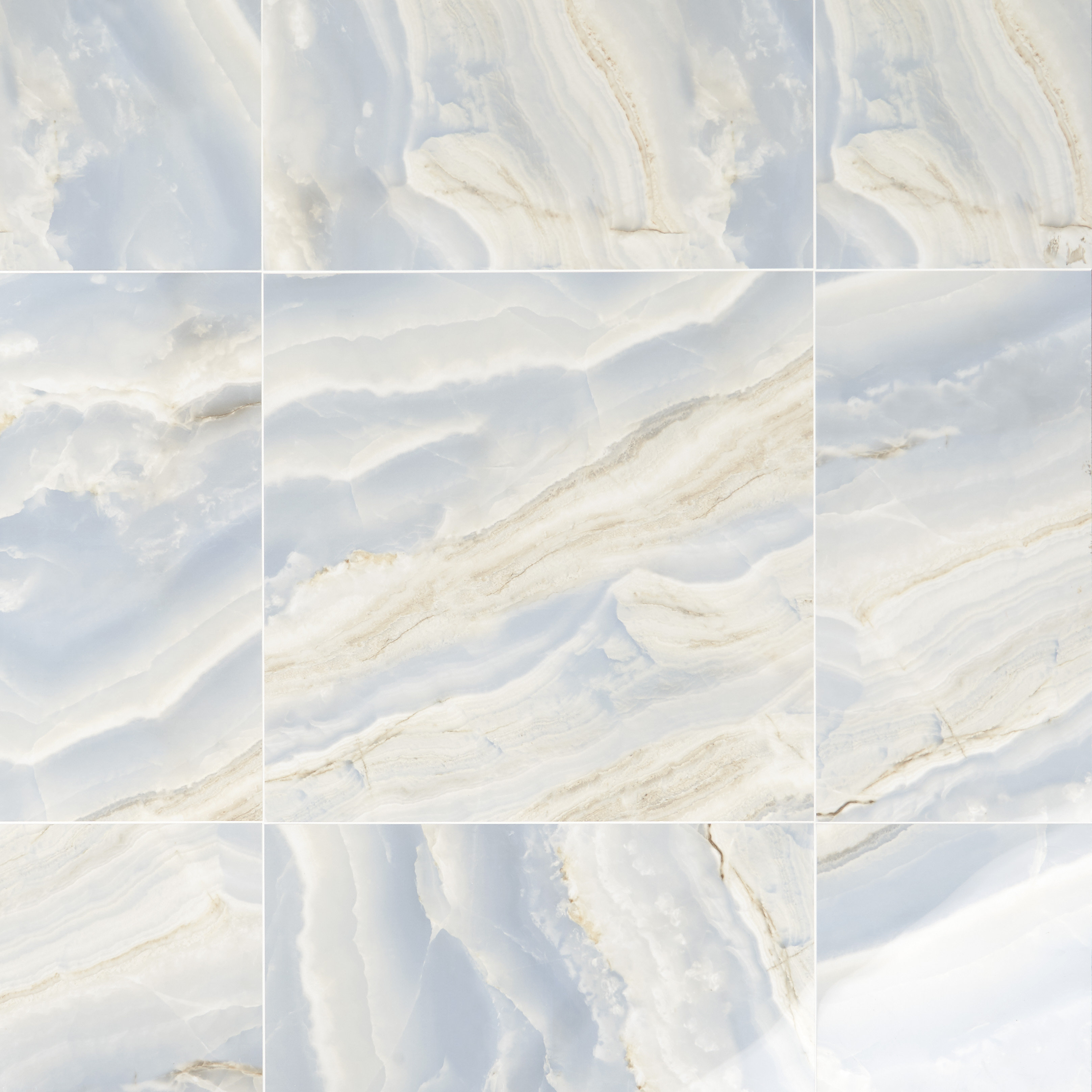 Bond Tile Selene Onyx 24" x 24" Porcelain Marble Look Wall & Floor Tile ...