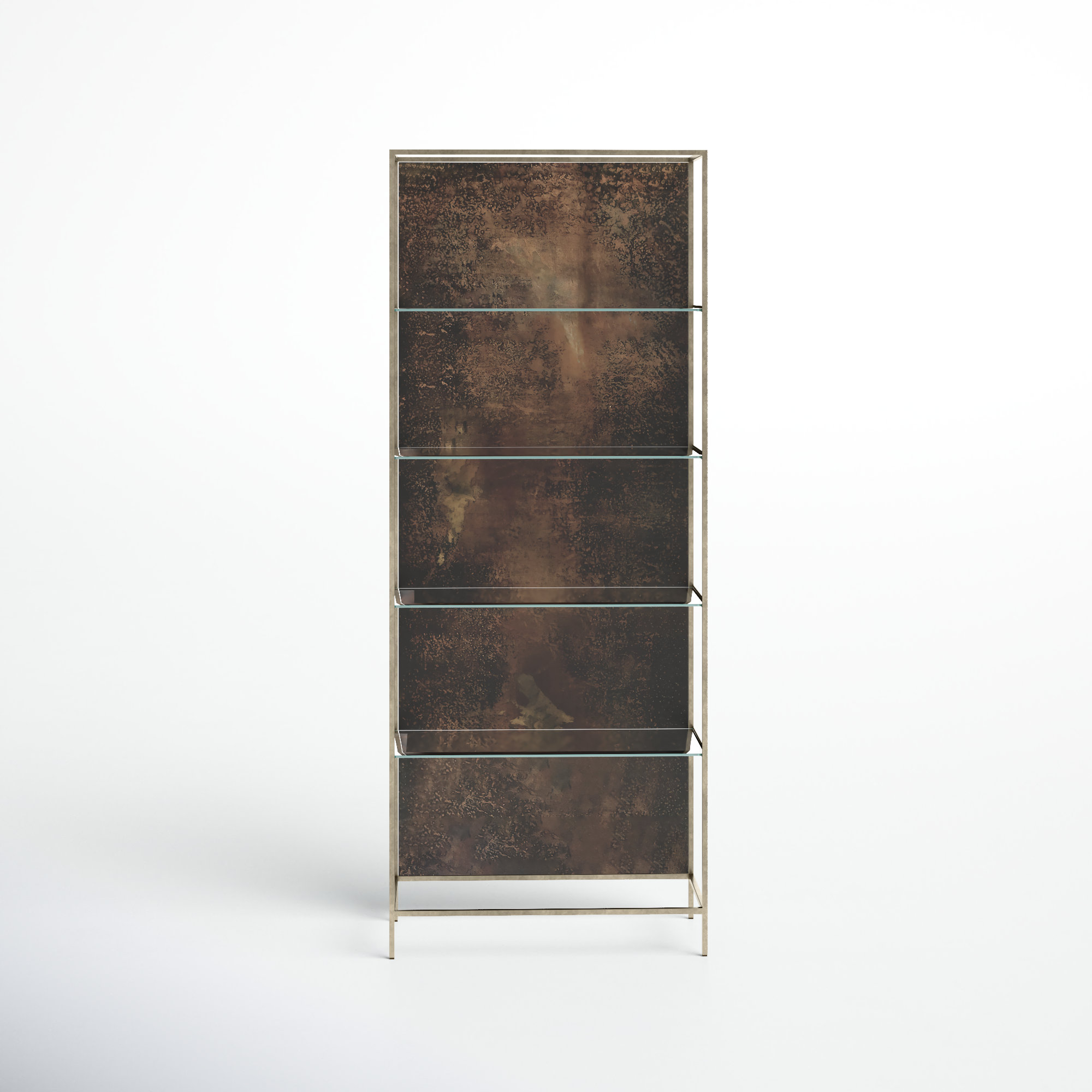 Joss & Main Amabelle 76'' H x 30'' W Metal Standard Bookcase | Wayfair